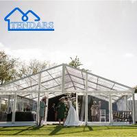 China Aluminum Double Layer Party Marquee Tent 2.6m Side Height Wind Resistant Canopy for sale