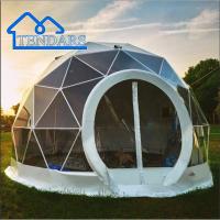 China PVC Coated Commercial Dome Tent with 100 km/h Wind Resistance and 75 kg/m² Snow Load Capacity for Outdoor Events for sale
