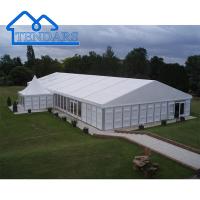 China Heavy Duty Party Marquee Tent Aluminum Alloy Frame 850gsm PVC Fire Retardant Waterproof for sale