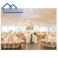 China Heavy Duty Party Marquee Tent Aluminum Alloy Frame 850gsm PVC Fire Retardant Waterproof for sale