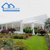 China Aluminum Frame PVC Party Marquee Tent 3m Side Height Clear Span Canopy Structure for sale