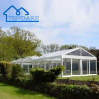 China Aluminum Frame PVC Party Marquee Tent 3m Side Height Clear Span Canopy Structure for sale