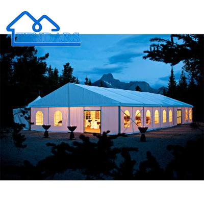 China Aluminum Frame PVC Party Marquee Tent 3m Side Height Clear Span Canopy Structure for sale