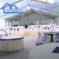 China Heavy Duty Aluminum Frame Party Marquee Tent 850gsm PVC Waterproof for 1000 Guests for sale