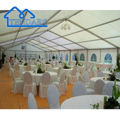 China Heavy Duty Aluminum Frame Party Marquee Tent 850gsm PVC Waterproof for 1000 Guests for sale