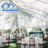 China Hard-Pressed Aluminum Party Marquee Tent 850gsm PVC Double-Layer Roof Removable Sidewall Canopy for sale