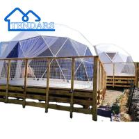China Aluminum Frame Geodesic Dome Glamping Tent with 2.7-4.2m Diameter Options and 10+ Year Lifespan for sale