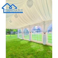 China Clear PVC Camping Party Marquee Tent with 650gsm Aluminum Frame - 100km/hr Wind Resistance for Commercial Use for sale