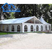 China White Party Marquee Tent 850gsm PVC Aluminum Alloy 6061 Frame for Weddings for sale