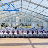 China Wind Resistant Party Marquee Tent 850gsm PVC Aluminum Alloy Frame Canopy for Weddings for sale