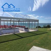 China Quick-Assembly Party Marquee Tent Aluminum Alloy Frame Fire-Retardant PVC Canopy 80km/h Wind Load for sale