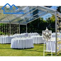 China Customized Outdoor Large Marquee Tents for 100-500 People with DIN4102 Certification and Hot-Dip Galvanized Steel Frame for sale