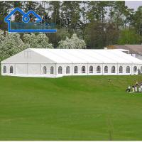China Customized Long Span Party Marquee Tent 850gsm PVC Fire Retardant Canopy Structure for sale