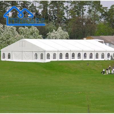 China Customized Long Span Party Marquee Tent 850gsm PVC Fire Retardant Canopy Structure for sale
