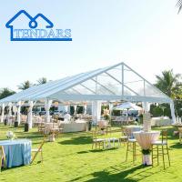 China A Shape Aluminum Alloy Wedding Tent 10m Span PVC Tarpaulin Event Tent House for sale