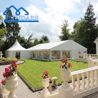 China Waterproof PVC Aluminum Alloy 6061-T6 Party Marquee Tent 100km/h Wind Load White Canopy for sale