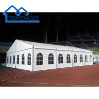 China Heavy Duty Aluminum Wedding Marquee Tent 10m to 50m Width UV Proof Wind Resistant for sale