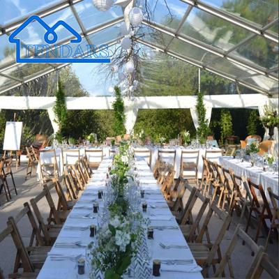 China Quick-Assembly Party Marquee Tent Aluminum Alloy Frame Fire-Retardant PVC Canopy 80km/h Wind Load for sale