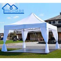 China Tear Resistant Aluminium Pagoda Tent 3x3m to 10x10m with 100km/h Wind Resistance and Flame Retardant PVC Fabric for sale