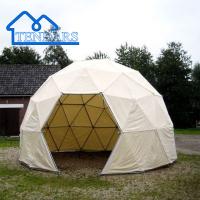 China Luxury White Geodesic Dome Tent with 100 km/h Wind Resistance for Hotels and Resorts for sale
