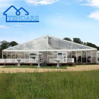 China Large Outdoor Wedding Marquee Tent Clear Span 30m UV Resistant Aluminum Frame Party Tent for sale