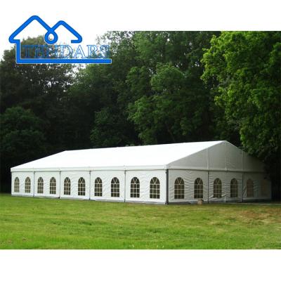 China Fire-Retardant Party Marquee Tent 850gsm PVC Coated Aluminum Alloy Frame Full Sidewall Canopy for sale