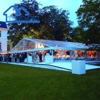 China Aluminum Alloy 6061 Party Marquee Tent 850gsm PVC Coated Polyester Waterproof Shelter for Events for sale