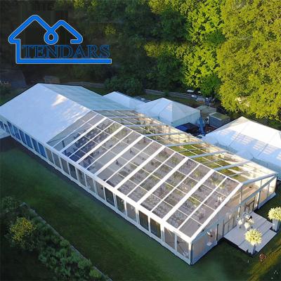 China Aluminum Alloy 6061 Party Marquee Tent 850gsm PVC Coated Polyester Waterproof Shelter for Events for sale