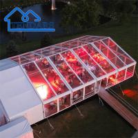 China Clear Span Aluminum Party Marquee Tent 850gsm PVC Roof for Weddings Events for sale