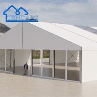 China Customized Outdoor Shelter Tent PVC Fabric Warehouse Storage Tent Aluminum T6061 for sale