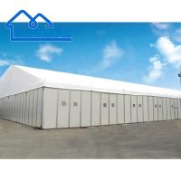 China Industrial PVC Aluminum Temporary Storage Tent Heavy Duty 80m Span Warehouse for sale