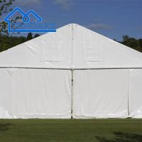 China Industrial Winter Warehouse Storage Tent 25m Span Aluminum Frame Temporary Construction Canopy for sale