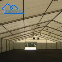 China Aluminum 6061 Waterproof Winter Outdoor Storage Tent 3m to 60m Span Customizable for sale