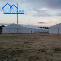 China Commercial Warehouse Storage Tent 60m Span Waterproof PVC Fabric 10 Year Warranty for Industrial Use for sale