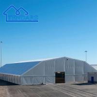 China Waterproof Fire Retardant Temporary Aluminum Warehouse Structure Tent 25kg Snow Load 80kmh Wind for sale