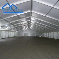 China Heavy Duty Large Storage Tent Temporary Warehouse Tent Aluminum 3m to 50m Span for sale
