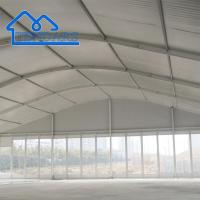 China Waterproof Fire Retardant Temporary Aluminum Warehouse Structure Tent 25kg Snow Load 80kmh Wind for sale