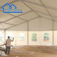 China Large Movable Temporary PVC Warehouse Storage Tent House Waterproof Shelter Logic Storage for sale