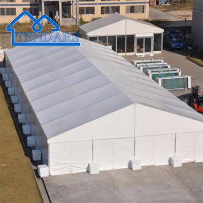 China Large Movable Temporary PVC Warehouse Storage Tent House Waterproof Shelter Logic Storage for sale