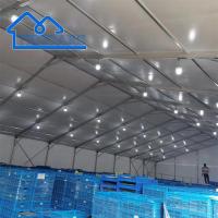 China Heavy Duty Prefabricated Aluminum Frame Warehouse Storage Tent 6m to 20m Width for sale