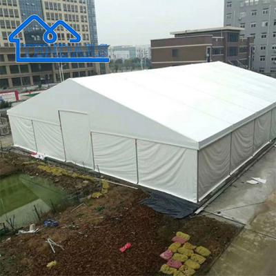 China Heavy Duty Prefabricated Aluminum Frame Warehouse Storage Tent 6m to 20m Width for sale