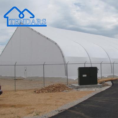 China Waterproof Fire Retardant Temporary Aluminum Warehouse Structure Tent 25kg Snow Load 80kmh Wind for sale