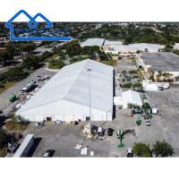 China Large Movable Temporary PVC Warehouse Storage Tent House Waterproof Shelter Logic Storage for sale