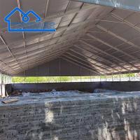 China Large Movable Temporary PVC Warehouse Storage Tent House Waterproof Shelter Logic Storage for sale