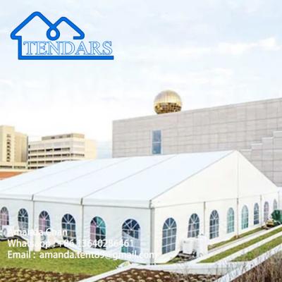 China Aluminum Exhibition Marquee Tent 6x6m PVC White Event Tent for Outdoor Events for sale