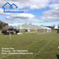 China TENDARS 10x25m White Church Wedding Marquee Tent Aluminium Frame Fire Retardant for sale