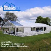 China High Capacity Clear Marquee Tent 6m to 50m Span Aluminum Frame Wedding Party Trade Show for sale