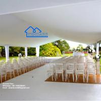 China Custom Outdoor Party Tent 3-60m Width Fire Retardant UV Resistant Aluminum Frame Structure for sale