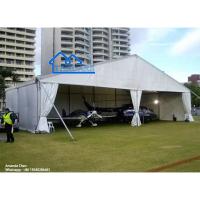 China Luxury White Party Marquee Tents 3-60m Width with 850g PVC Fabric and Aluminum Frame for Events for sale