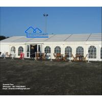 China Custom A-Shape Aluminum Frame Outdoor Banquet Tent 10x20m to 30x50m with 100km/h Wind Resistance for sale